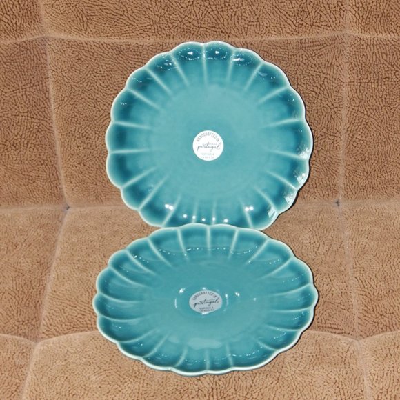 MATCERAMICA | Dining | Matceramica Sea Waves Scallop Edge Dinner Plate ...